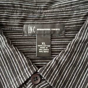 INC International Concepts | Shirts | Mens Short Sleeve Button Down ...